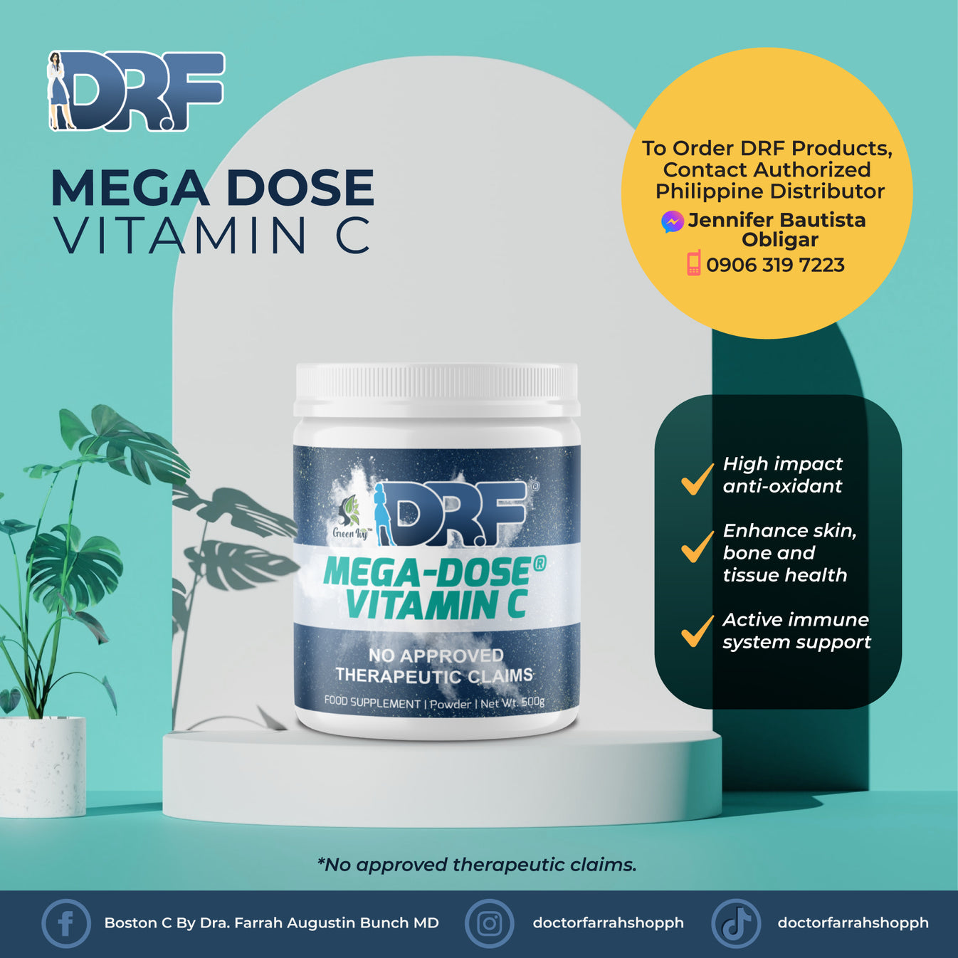 MEGADOSE VITAMIN C – Dr Farrah Bunch Shop